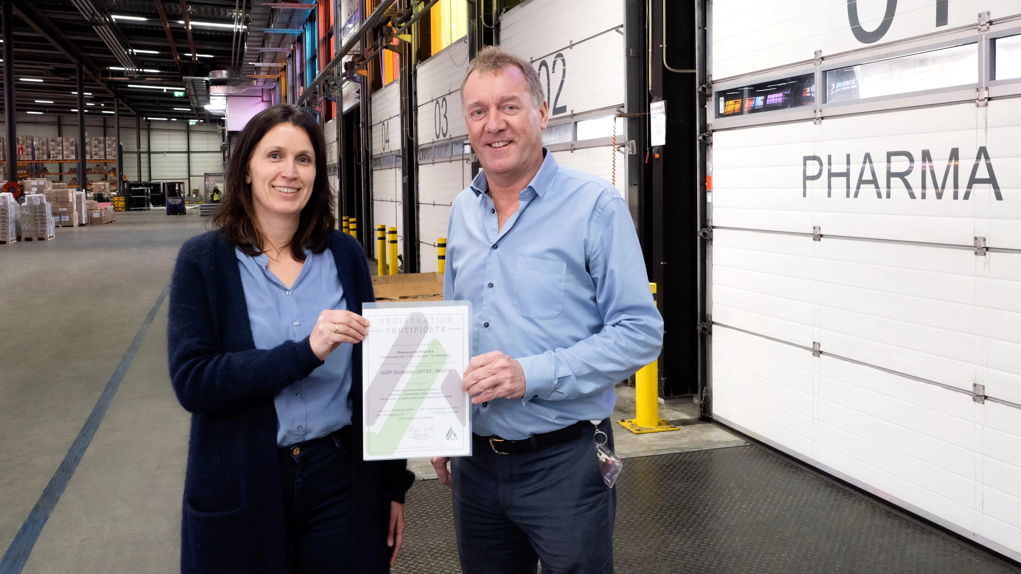 Rhenus Air & Ocean obtains further GDP certification at AMS