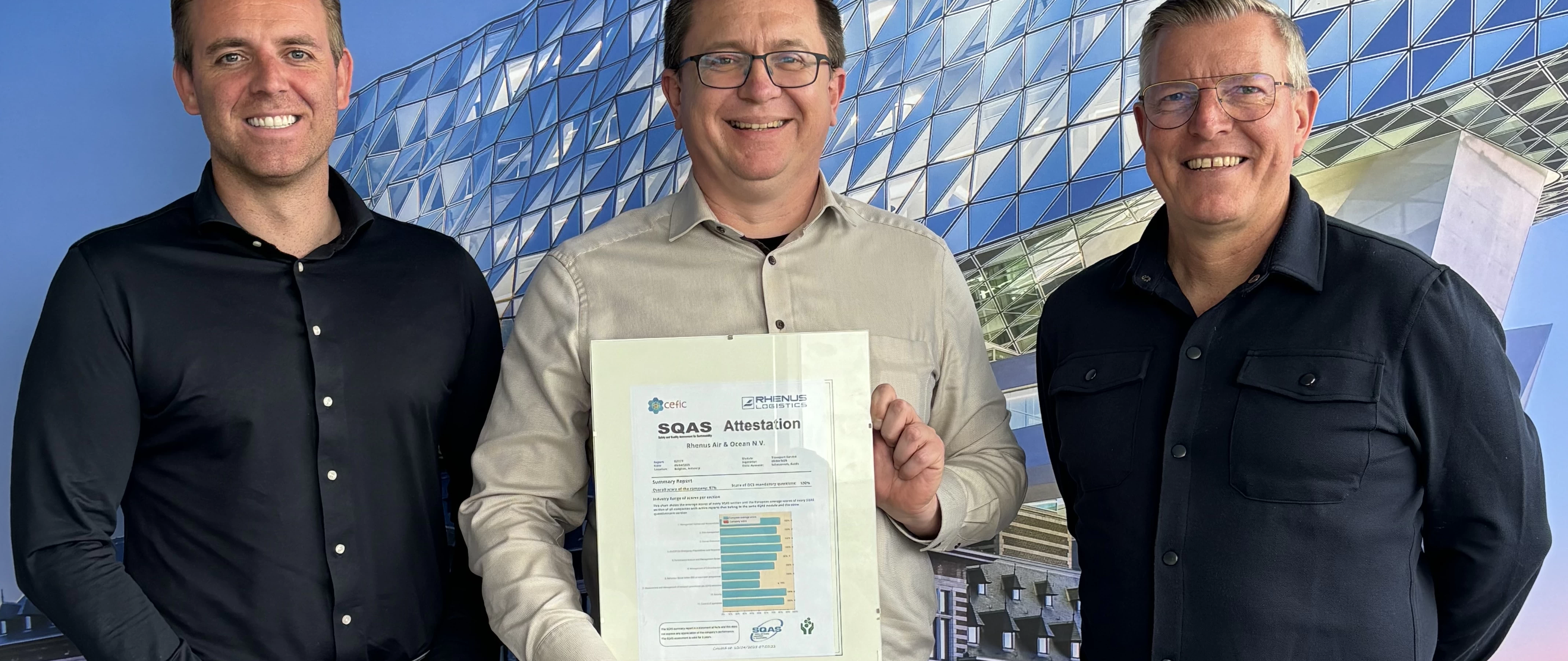 Rhenus Group scores 97% in SQAS assessment