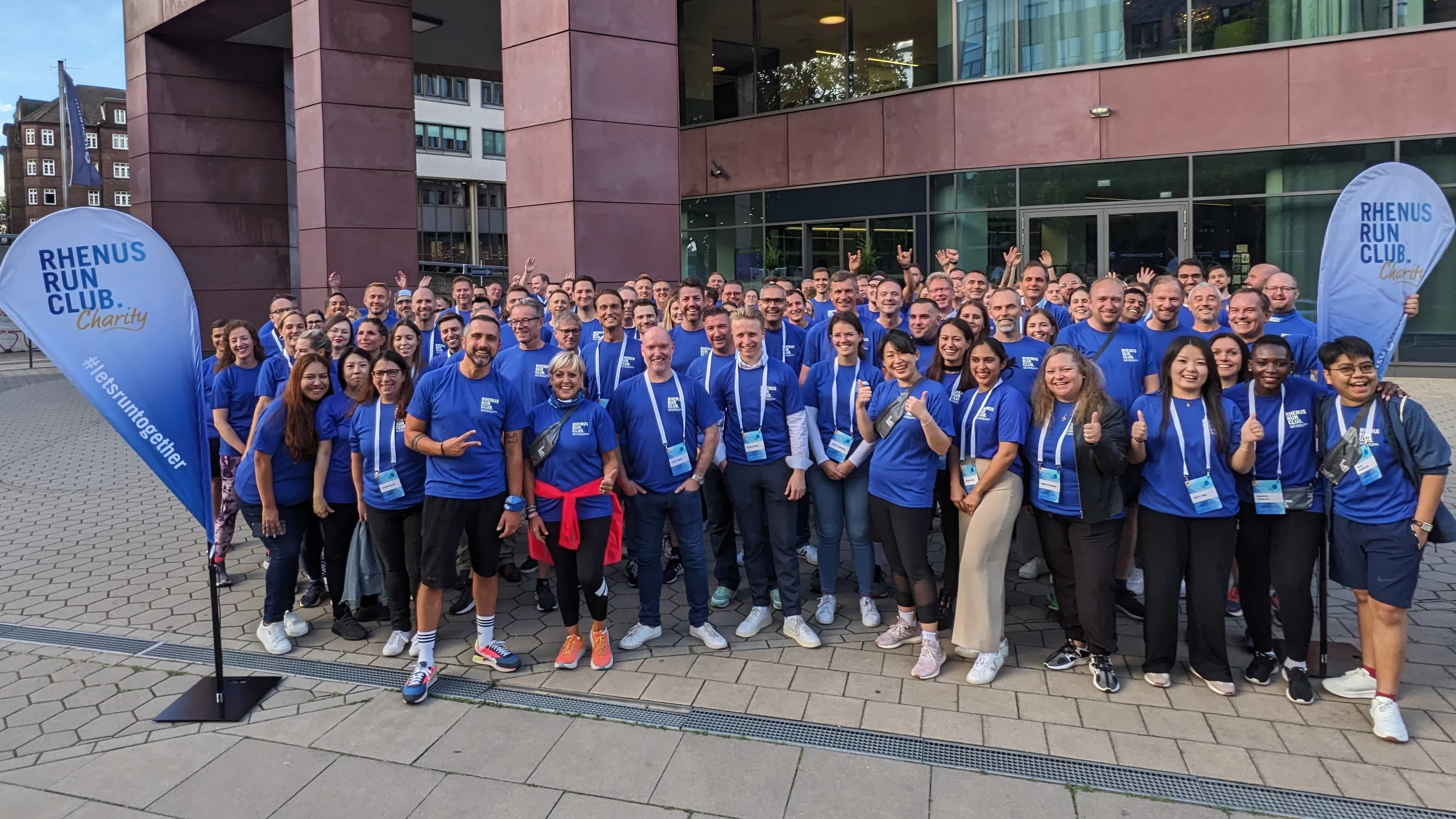 Rhenus employees raise funds through the Rhenus Run Club