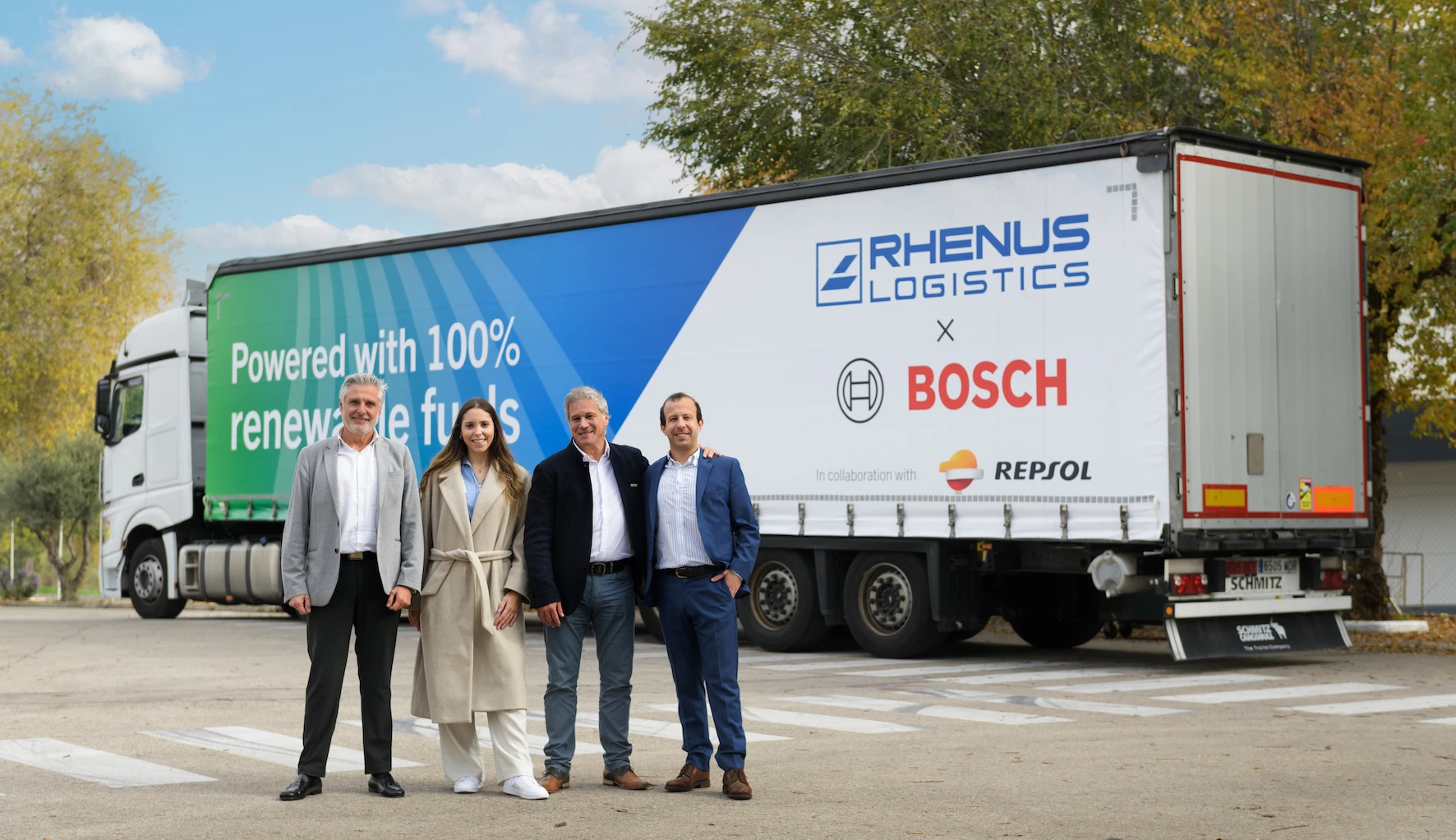 Rhenus Group and Bosch test renewable fuels from Repsol