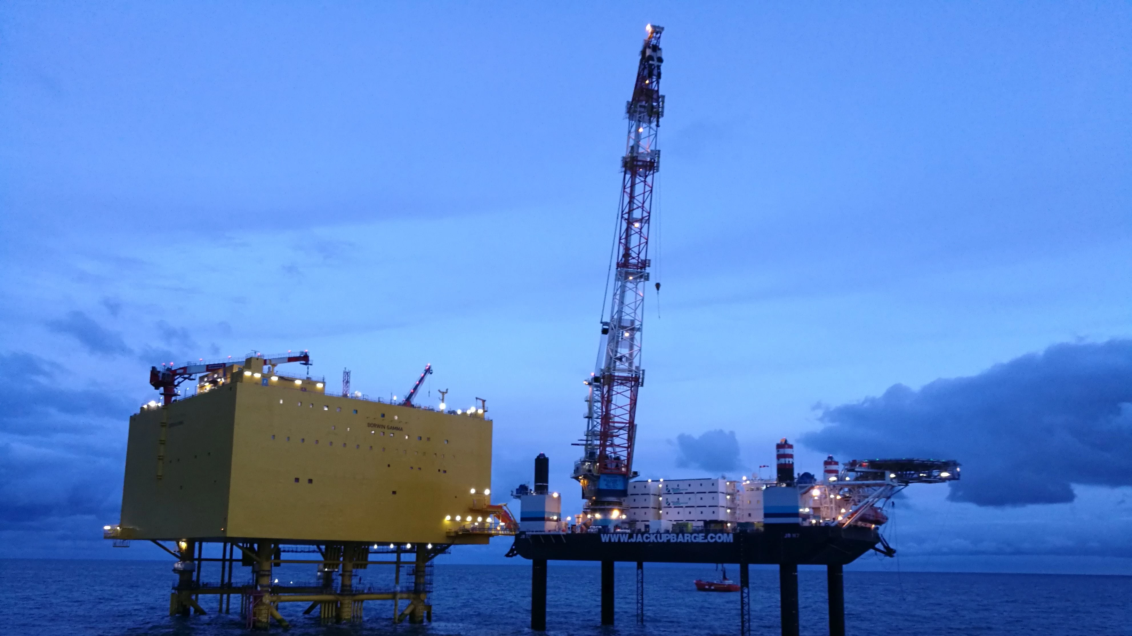 Rhenus supplying the new BorWin gamma offshore platform
