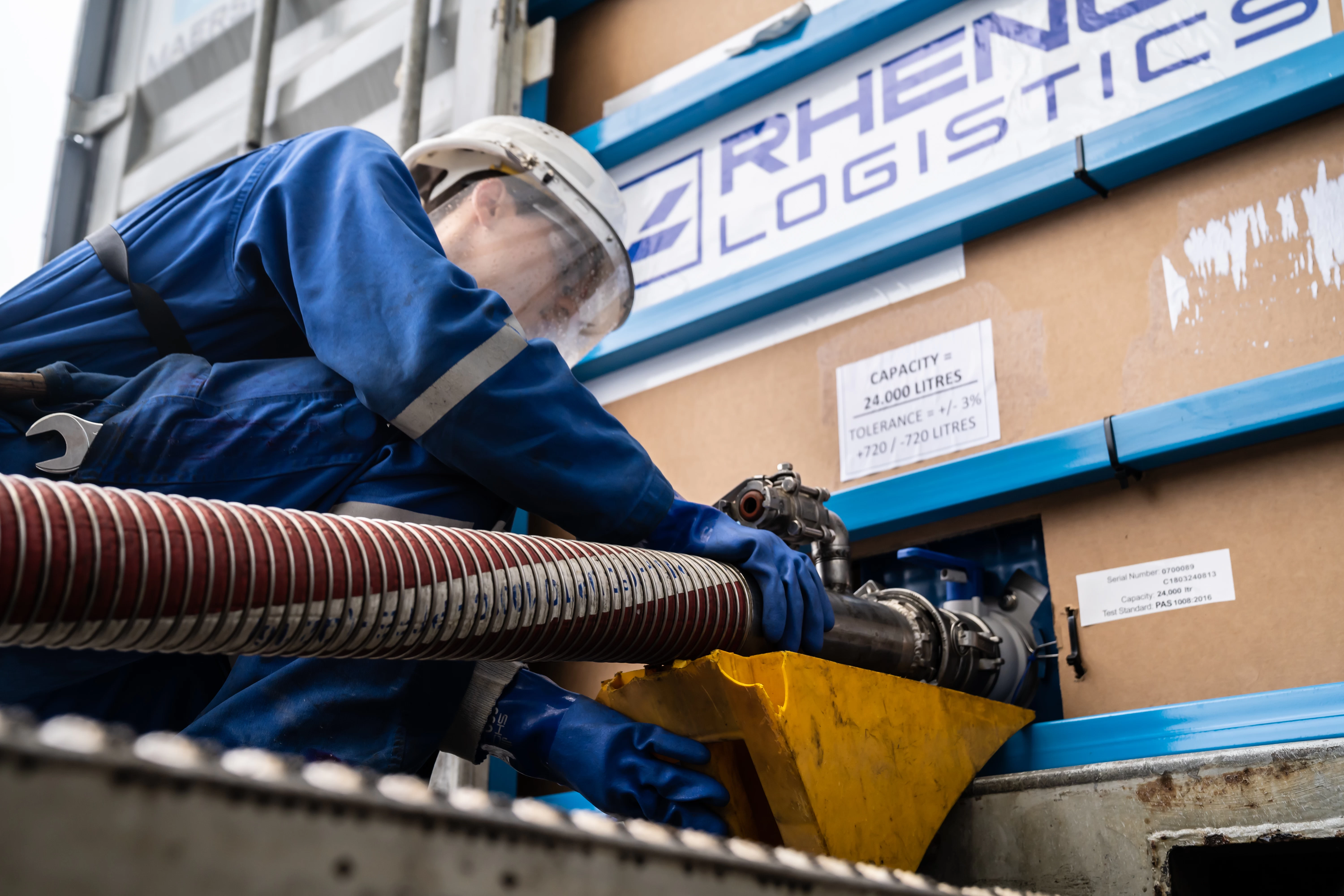 Flexitank Service Rhenus Belgium