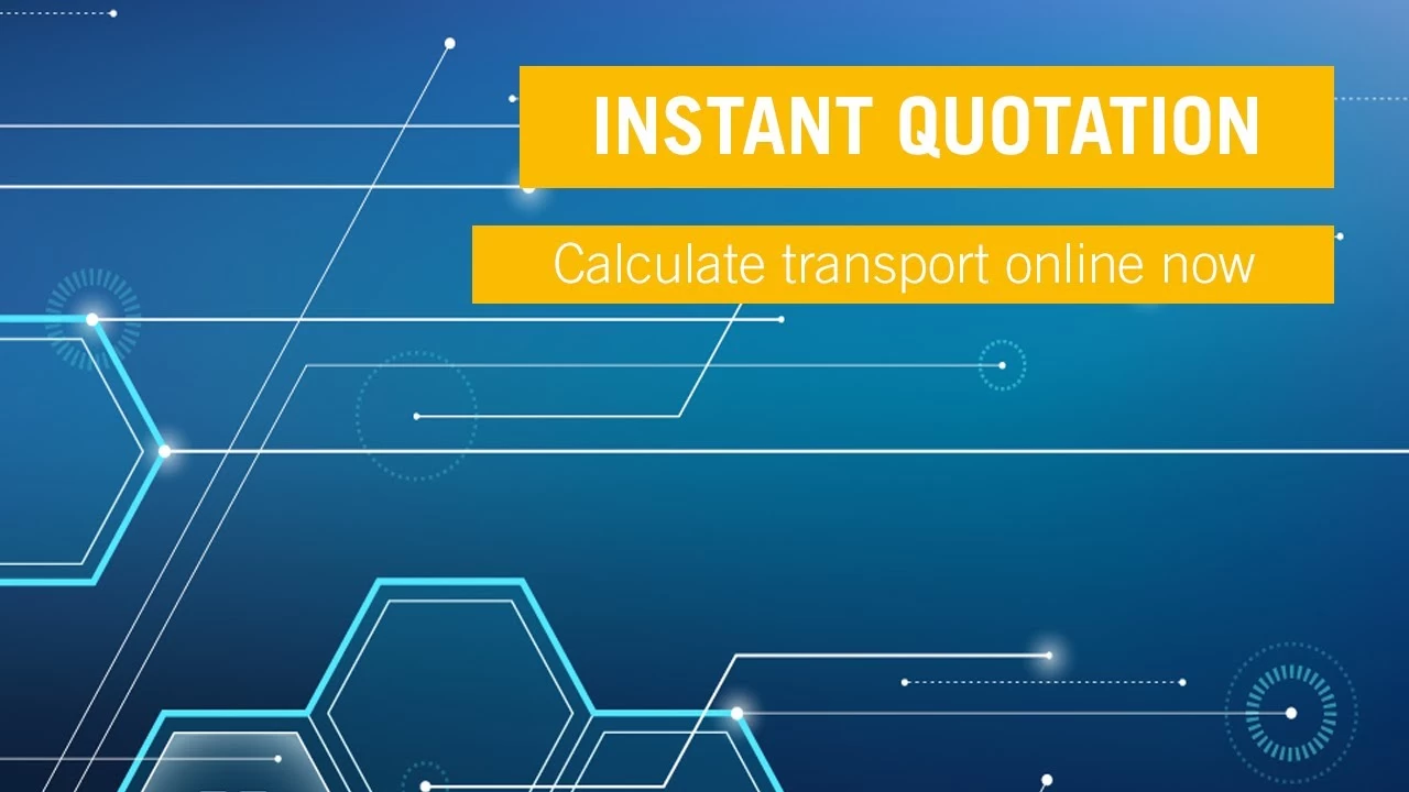 Your instant quote calculator - book your road freight shipment now